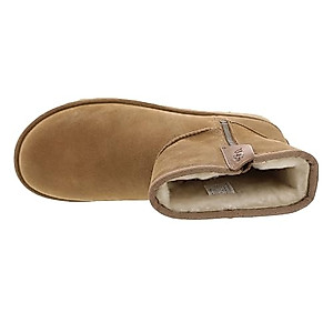 UGG Women's Classic Mini Bailey Zip Boot, Chestnut, 8