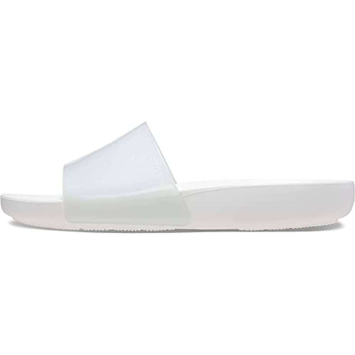 Crocs Women's Splash Slides Sandal, White, 6