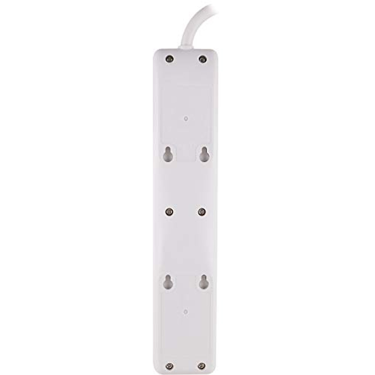 GE Surge Protector, 4 Outlets 2 USB Ports, Extra Long 8ft. Power Cord, White, 25798