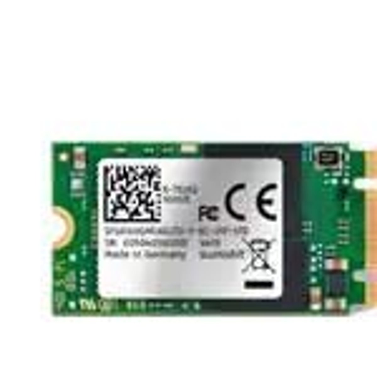 Swissbit SFSA040GM2AK2TO-C-6B-22P-STD, Solid State Drive, 40GB, 3.3V, M.2 SATA SSD, X-76m2 2242, 3D pSLC, 0-70°C