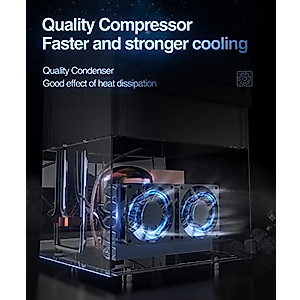 RovaEarth Commercial Ice Maker Machine 220LBS/24H with 55LBS Storage Bin, ETL Approved,96 Ice Cubes Ready in 8-15 Mins, Stainless Steel Freestanding Ice Machine for Home/Office/Bar/Coffee Shop