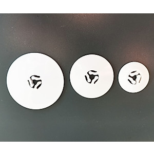 HONEYSEW 3pcs Spool Cap Small Medium Large for Most of Brother, Babylock and Some Bernina, White, Simplicity Sewing and Embroidery Machines (S+M+L Spool Cap(3pcs))