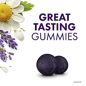 ZzzQuil PURE Zzzs Melatonin Sleep Aid Gummies, Helps You Fall Asleep Naturally, Wildberry Vanilla Flavor, Chamomile Lavender & Valerian Root, 1mg per gummy, 72 Count