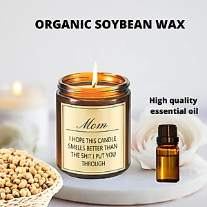 Mothers Day Gifts - Candles Gifts for Mom from Daughter Son, Birthday Gifts for Mom from Daughter, Mom Gifts, Mom Birthday Gifts, Lavender Scented Candle