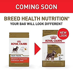 Royal Canin Miniature Schnauzer Adult Breed Specific Dry Dog Food, 10 lb bag