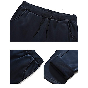 Tebreux Men's Sports Tracksuit Sweatsuit Casual Sweatpants Full-Zip Running Jogging Set Yellow M