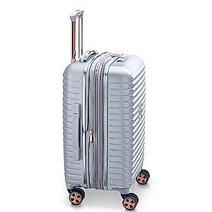 DELSEY Paris Cruise 3.0 Hardside Expandable Luggage with Spinner Wheels, Platinum, Carry on 21 Inch