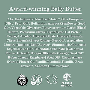 Earth Mama Belly Butter & Belly Oil Bundle for Dry, Stretching Skin | Moisturize + Encourage Skin's Natural Elasticity During Pregnancy & Beyond, 8-Fluid Ounce & 4-Fluid Ounce