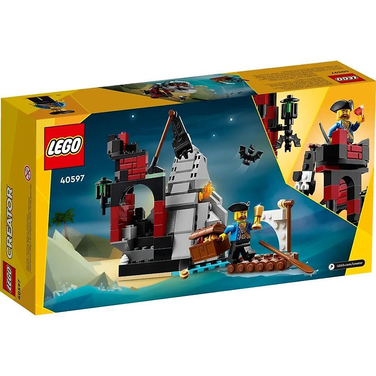 LEGO Scary Pirate Island GWP Building Set (40597, 214 pcs)