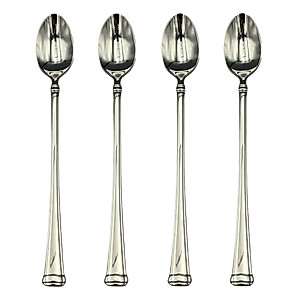 Mikasa Harmony 18/10 Stainless Steel Iced Beverage Spoon (Set of Four)