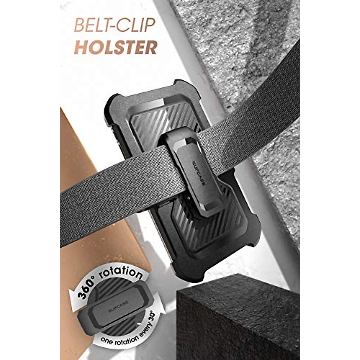 SUPCASE Unicorn Beetle Pro Series Case Designed for LG V60 ThinQ (2020 Release),Full-Body Rugged Holster & Kickstand Case with Built-in Screen Protector (Black)