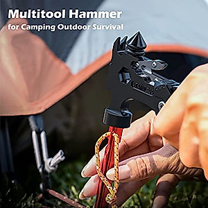 [Upgraded Hammer Multitool] Gift for Men Dad Husband Brother Boyfriend Boys,16-in-1 Hammer Multi-Tool,Personalized Men Gift for Christmas Present Stocking Stuffer, Cool Birthday Gift Idea for Men Son