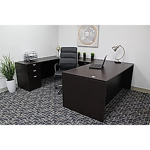 Boss Office Products CaressoftPlus Executive Chair, Traditional, Metal Chrome Finish 30D x 27W x 42H in
