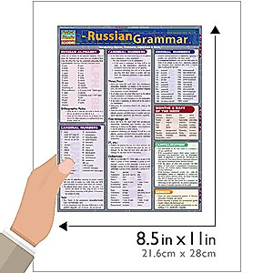 Russian Grammar QuickStudy Laminated Reference Guide (QuickStudy Academic)