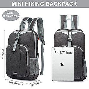 G4Free Lightweight Packable Hiking Daypacks 11L + Mini 10L Hiking Backpack Small Cycling Backpack For Outdoor