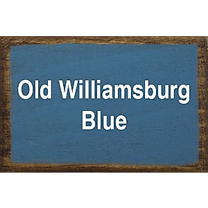 Sawdust City Tilt-Out Wooden Trash/Recycle Bin Holder (Old Williamsburg Blue)