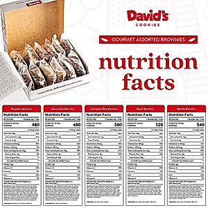 DAVID'S COOKIES Assorted Easter Brownies in Carton Pack | Enjoy Our Homemade, Delicious, Great for Sharing Freshly-Baked Easter Food Brownie Snacks - Ideal Gift This Easter Season - 2 Pack