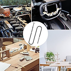 Small Caliber Flexible Grabber Tools 24'' Four-claw Pickup Tool Pick Up Items In Narrow Space Flexible Waste Picking Tool for Engine Bay/Home Sink/Earring (Not magnetic)