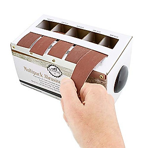 DCT Abrasive Paper 5pc Sand Paper Variety Pack with Dispenser – 150, 240, 320, 400, 600 Grit Aluminum Oxide Sandpaper