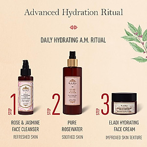 Kama Ayurveda Eladi Hydrating Ayurvedic Face Cream with Pure Essential Oils of Rose and Jasmine, 50g