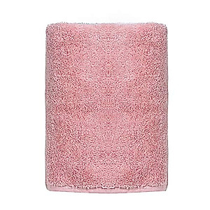 Jixiangdou Hand Towel ,Cotton Hand Towel Ultra Soft Large Absorbent Towel for Bathroom Home Hotel Spa, 13 x 30 Inch, 1Pack,Pink