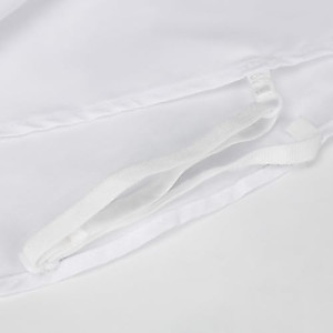 Fake Collar Detachable Dickey Collar Blouse Half Shirts Peter Pan Faux False Collar for Women & Girls Favors White, 2 Pack