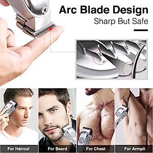 Hair Clipper for Men RAINBEAN Professional Hair Trimmer Set Cordless Baber Hair Cut & Grooming Kit LED Display