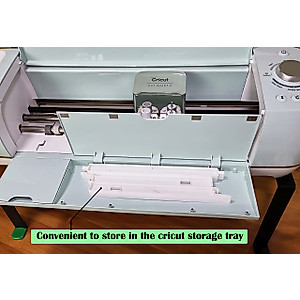 Extension Tray Compatible with Cricut Maker3 Maker and Explore Air3 Air2 Air,Cutting Mat Extender Support for Maker and Explore Air Series (White)