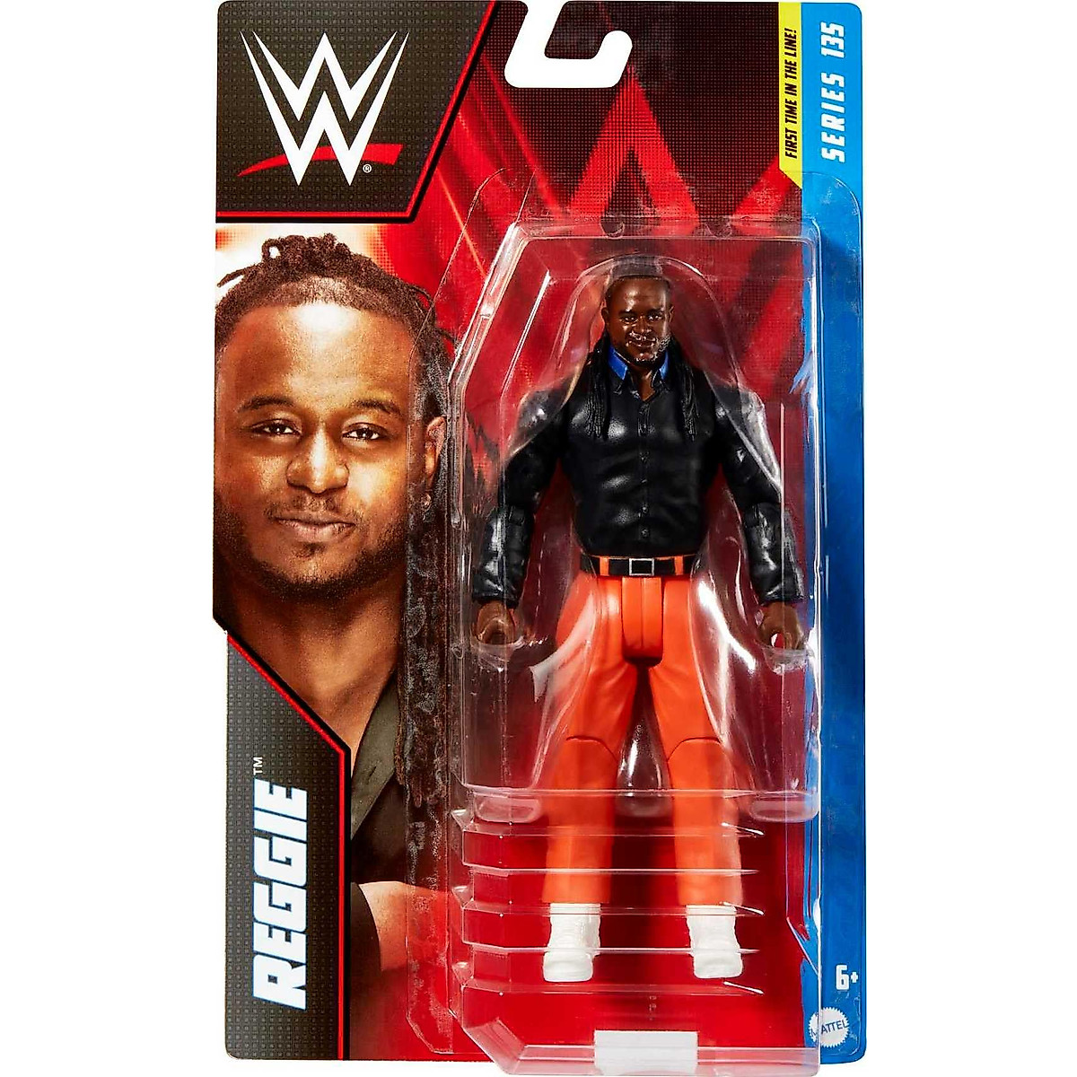 Mattel WWE Reggie Basic Action Figure, 10 Points of Articulation & Life-like Detail, 6-inch Collectible