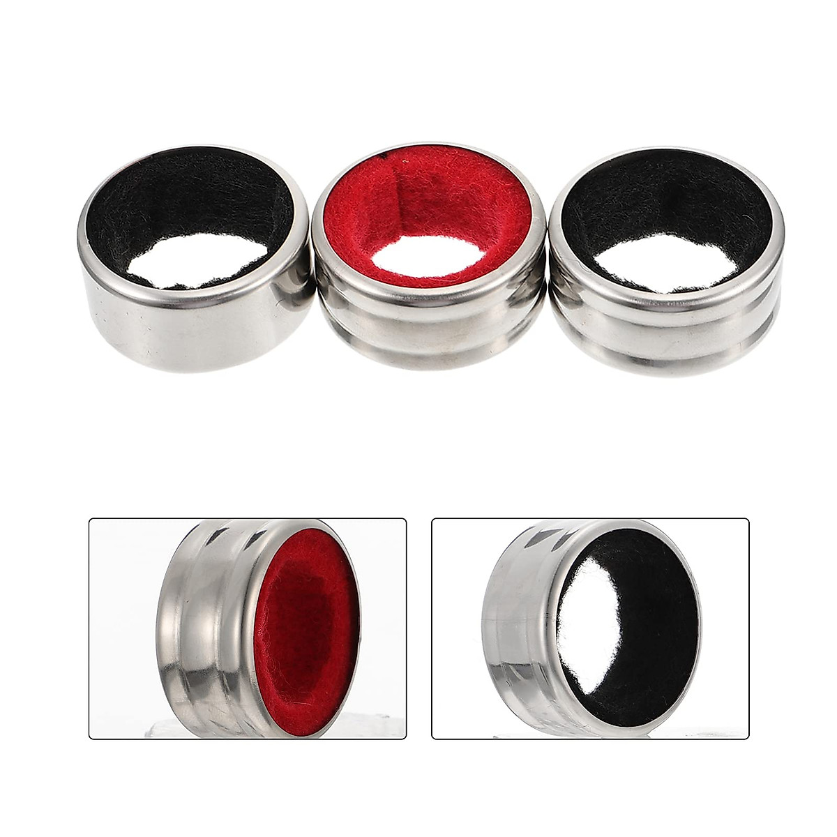 Yardwe 9pcs Wine Bottle Collars Stainless Steel Red Wine Drip Stop Ring Leak- Proof Anti- Overflow Drip Stopper Collars Wine Accessories for Restaurant Kitchen Silver