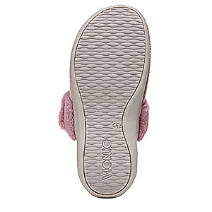 Vionic Adjustable Slipper With Orthotic Arch Support - Dusky Orchid - 7 Medium