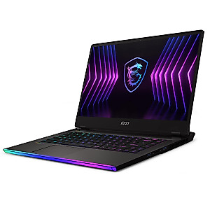 MSI Raider GE67Hx 15.6" OLED QHD 240Hz Gaming Laptop: Intel Core i7-12800HX RTX 3070 Ti 16GB DDR5 1TB NVMe SSD, USB-Type C, Thunderbolt 4, Cooler Boost 5, Win11 Pro: Titanium Blue 12UGS-013
