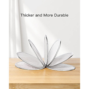 FEBFLO 12 Pack Sprouting Lids, 316 Stainless Steel Screen Lid for 86mm Wide Mouth Mason Jar, Mesh Bean Sprout Sieve Lids, Home Use Alfalfa, Broccoli,Lentil. QurHapzy (12 lids)