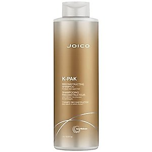 K-PAK Daily Reconstructing Shampoo | For Damaged Hair | Repair & Prevent Breakage | Boost Shine | With Keratin & Guajava Fruit Extract | 33.8 Fl Oz