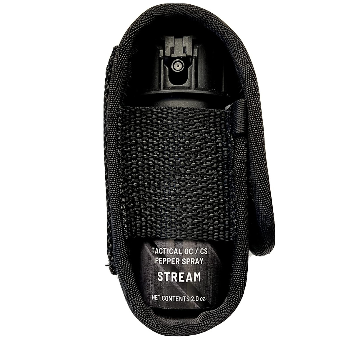 Redd, Tactical OC/CS Pepper Spray and Nylon Holster - Flip Top Stream (2 oz)