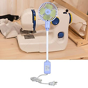 Mini Personal Fan Gooseneck Desk Fan Three-speed Adjustable Desktop Fans Ultra-quiet Flexible Electric Fans with Super Magnetic Base for Sewing or Studying(purple)