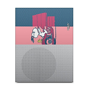 Head Case Designs Officially Licensed Peanuts Snoopy & Woodstock Character Graphics Vinyl Sticker Gaming Skin Decal Cover Compatible With Xbox One S Console and Controller Bundle