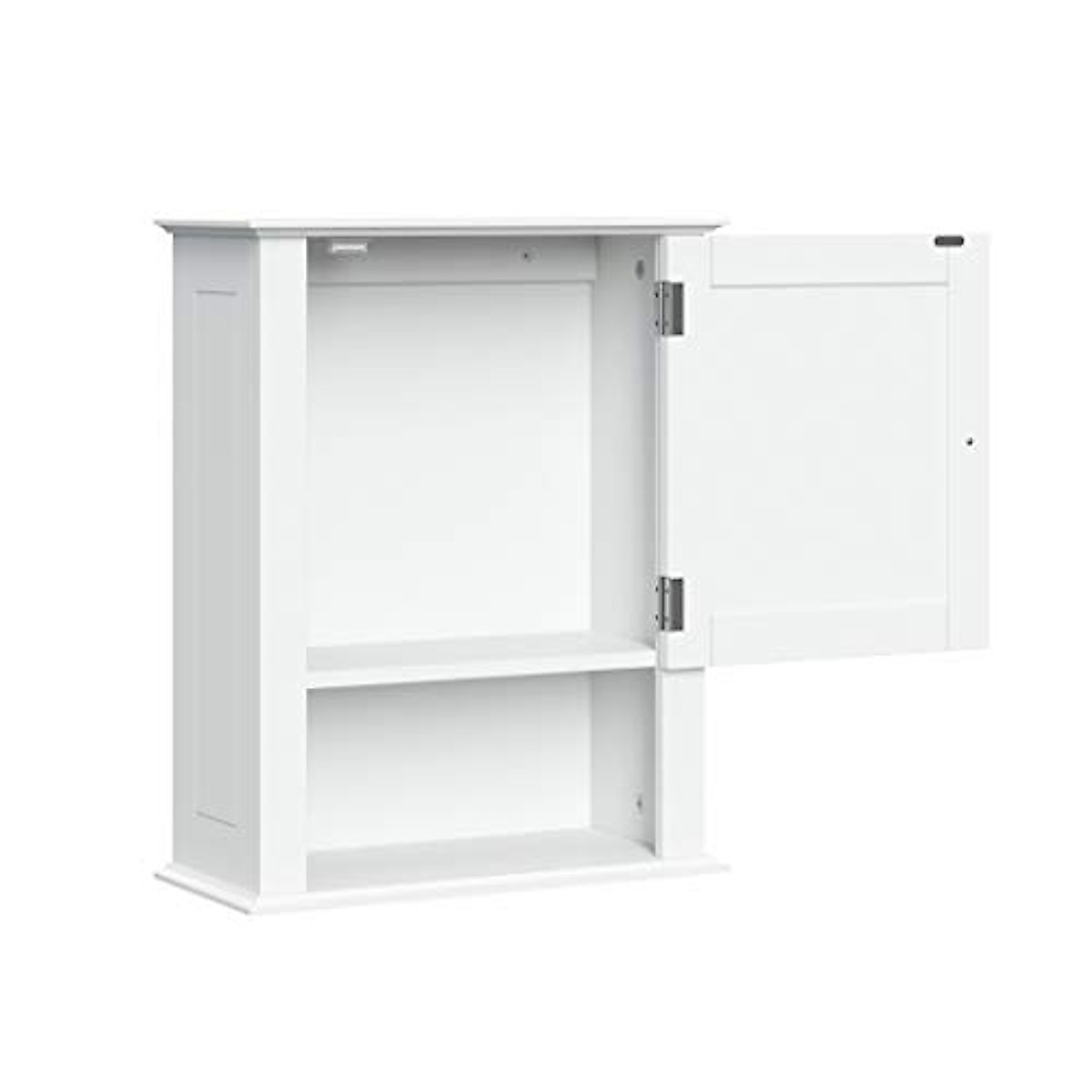 RiverRidge, White Ashland Single Door Wall Mount Cabinet with Shelves