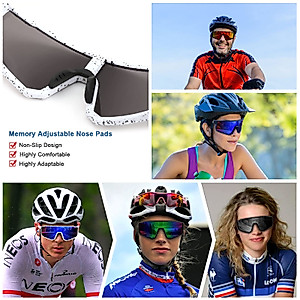 Karsaer Visison Polarized Cycling Riding Glasses Sports Sunglasses Men Women for Moutain Baseball MTB Bicycle