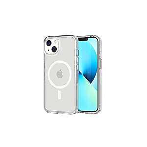 Tech21 Evo Clear (MagSafe) for iPhone 13 - Transparent MagSafe Phone Case with 12ft Multi-Drop Protection
