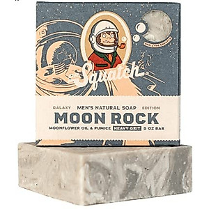 Dr. Squatch Limited Edition All Natural Bar Soap for Men with Heavy Grit, Moon Rock