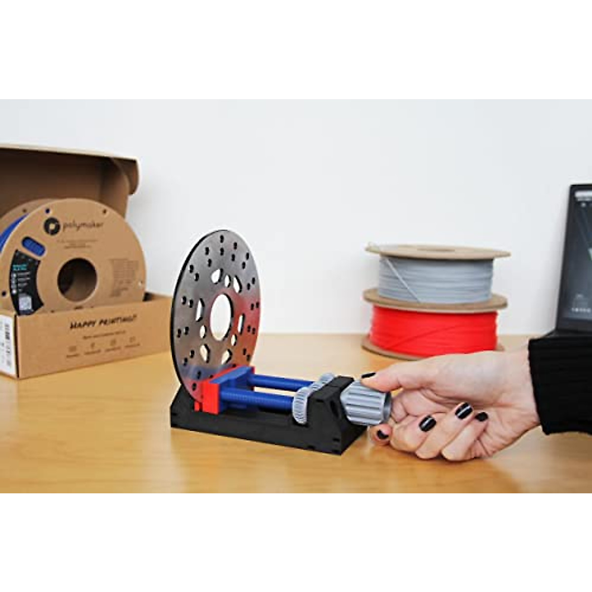 Polymaker PLA PRO Filament 1.75mm Black, Powerful PLA Filament 1.75mm 3D Printer Filament 1kg - PolyLite 1.75 PLA Filament PRO Tough & High Rigidity 3D Printing PLA Filament Black