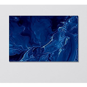Abstract Ocean Canvas Print 1 Panel / 36x24 inches