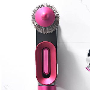 Luvitory Wall Mount Holder for Dyson Airwrap Styler Hair Curling Iron Barrels and Brushes, Metal Organizer Storage Rack, Curling Iron and Accessories Organizer Rack,Suitable for Home Bedroom Bathroom