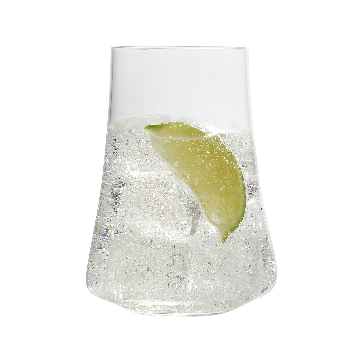 Mikasa Aline Set of 4 Highball Tumbler Cups, 17-Ounce, Clear