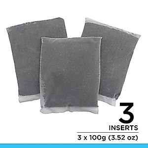 Fluval Carbon Filter Media for Aquariums, Premium Bituminous Carbon Inserts, 100-gram Nylon Bags, 3-Pack, A1440