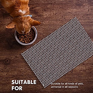 balacoo Rabbit Feet Pad Plastic Cage Mat Pet Floor Mats Bunny Hole Leak Water Pads for Pet Cats Dogs Hamster Rat Chinchilla Guinea Pig Small Animals