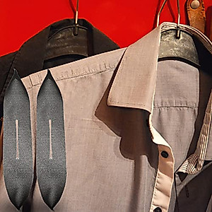 Milisten Hanger Sponge Cover 20pcs Hanger Grips Hanger Sponge Strips Foam Hanger Protection Strips Anti- Skid Hanger Covers Clothes Hanging Accessories Hangers Garment Protector