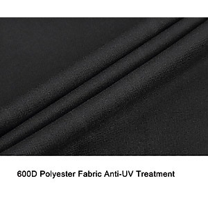 Dnalrhoi Black Generator Cover for Universal Generators,Heavy Duty Thicken 600D Polyester with Elastic Hem,Waterproof Weather/UV Resistant,Fits for 4000-6500 Watt(26''L x 20''W x20''H)