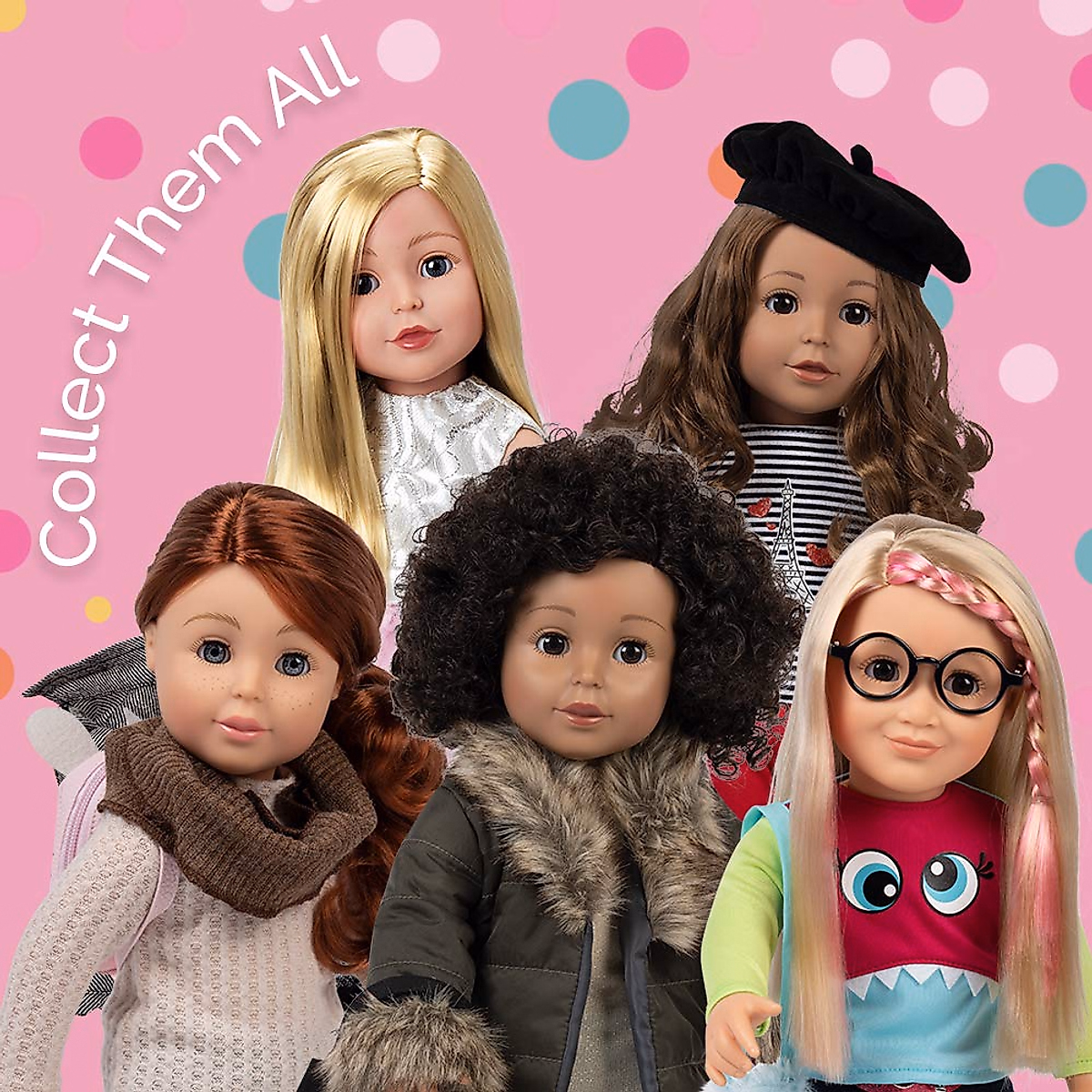 ADORA Amazon Exclusive Amazing Girls Collection, 18” Realistic Doll with Changeable Outfit and Movable Soft Body, Birthday Gift for Kids and Toddlers Ages 6+ - Super Hero Astrid